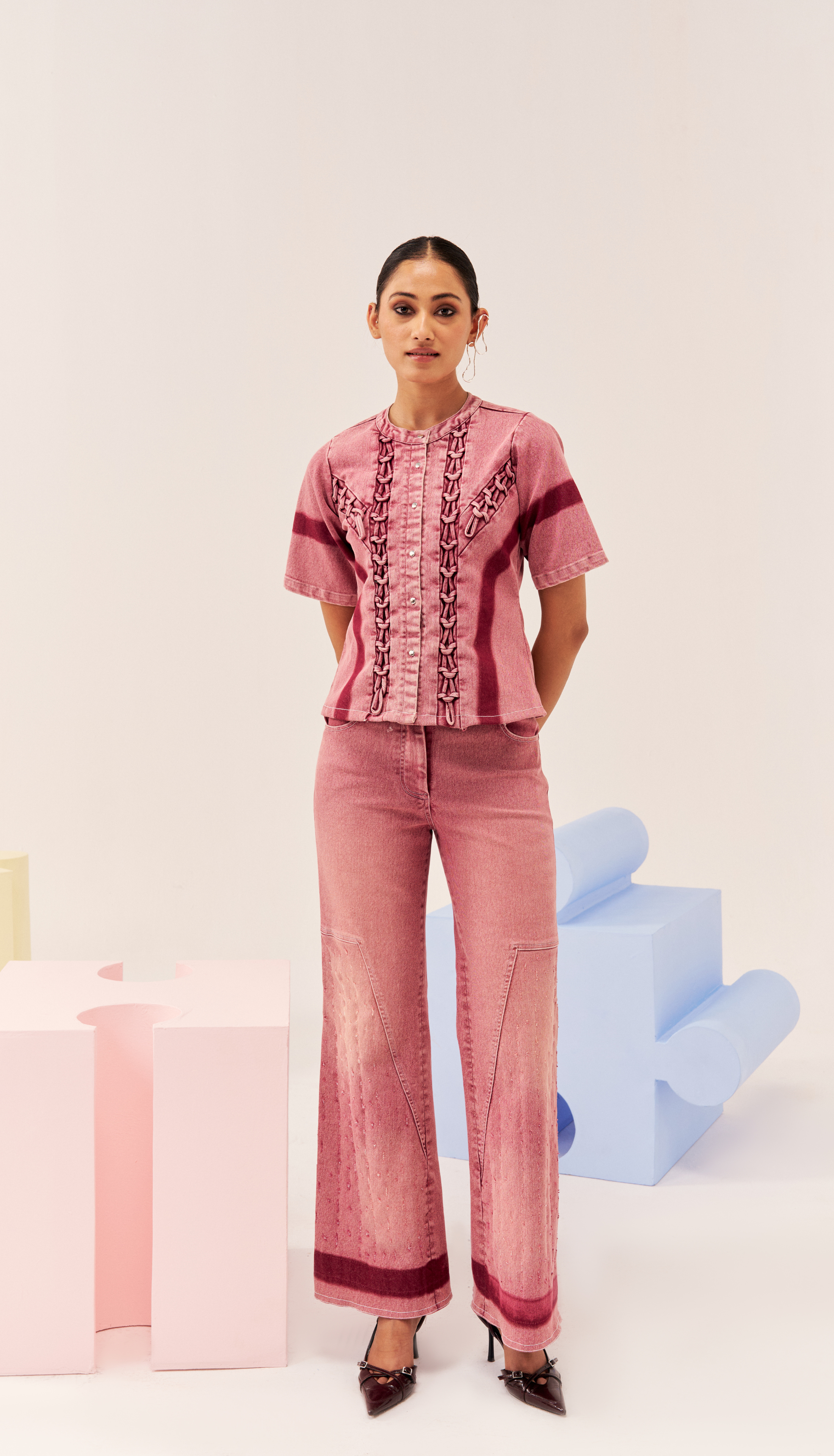 Classic maroon loop coord – Clothes On My Mind